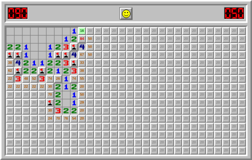 Possibility question : r/Minesweeper